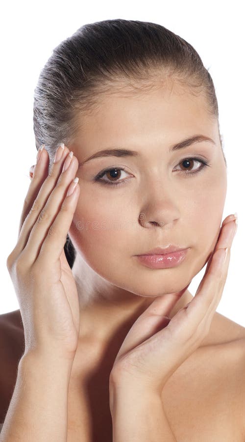 Portrait of beautiful lady stock photo. Image of care - 21505988