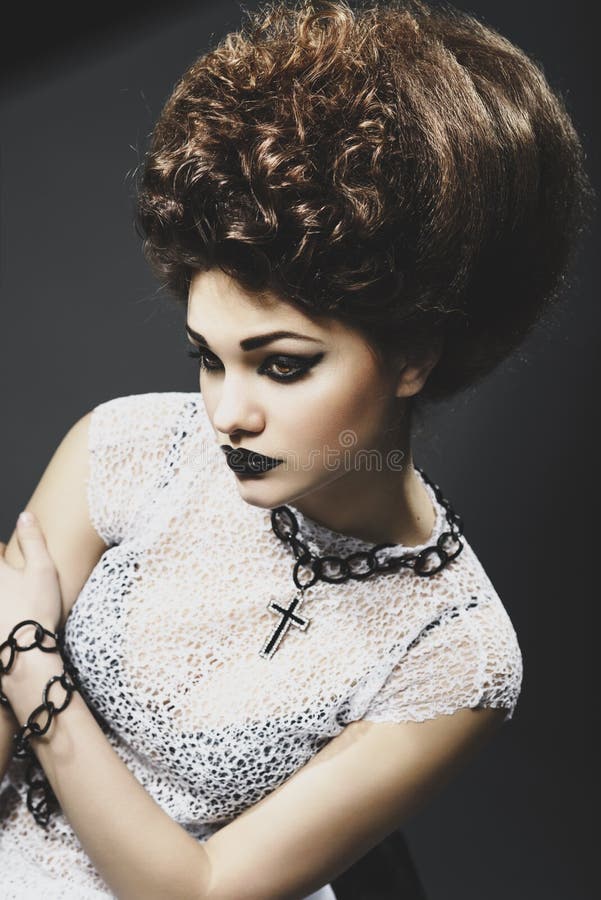 Portrait of a Beautiful Lady Stock Photo - Image of attractive, face ...