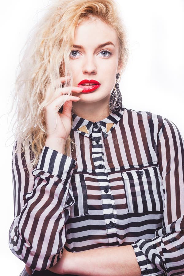 Portrait of beautiful lady stock image. Image of beauty - 34531205