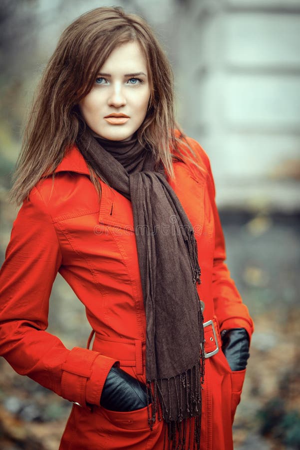 Portrait of a Beautiful Lady Stock Photo - Image of face, fall: 34828146