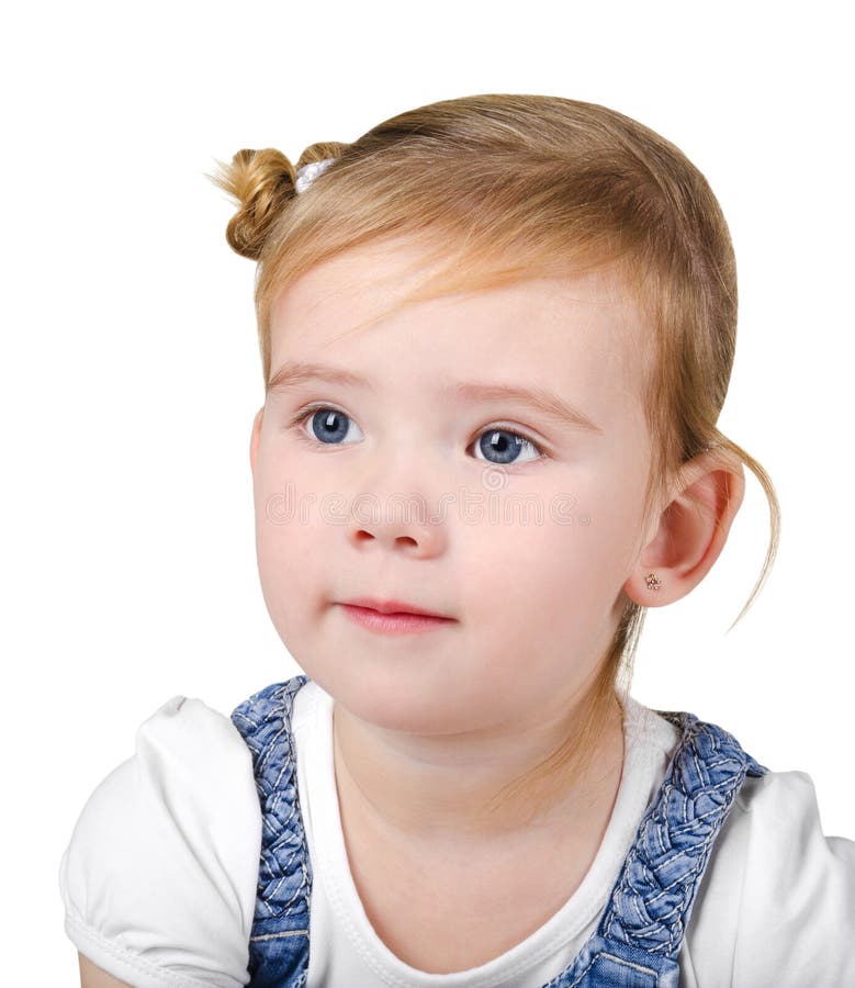 Beautiful Little Girl with Microphone in Princess Dress Stock Photo ...
