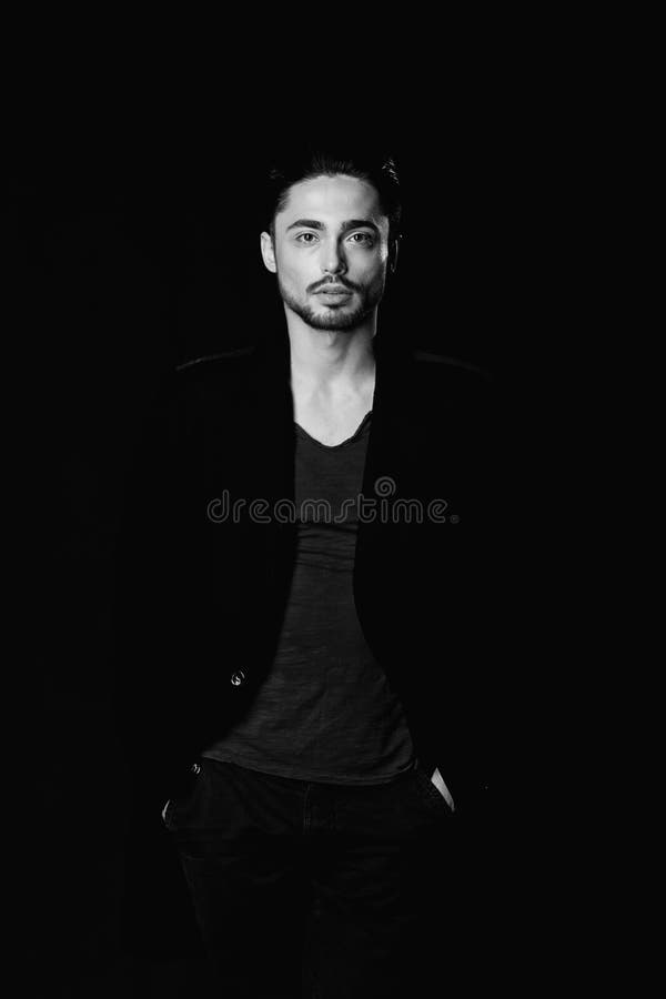 Portrait of beautiful man stock photo. Image of handsome - 72100426