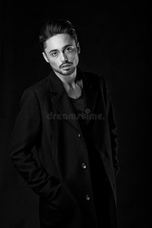 Portrait of beautiful man stock photo. Image of caucasian - 72100650