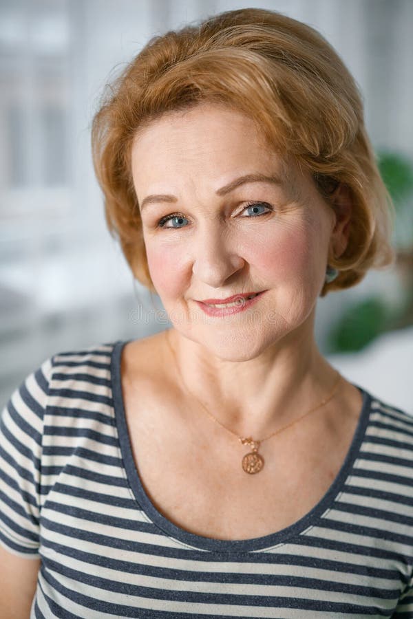Portrait of a Beautiful Mature Woman in Close-up Stock Photo - Image of ... Portrait of a Beautiful Mature Woman in Close-up Stock Photo - Image of ...