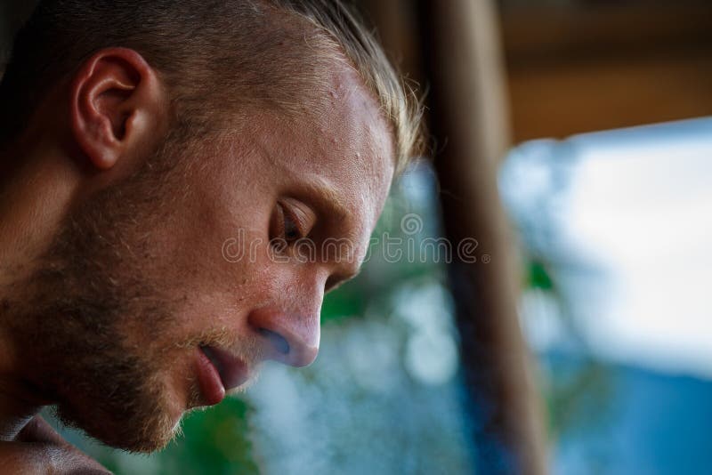 Portrait of beautiful men stock image. Image of horizontal - 77326831