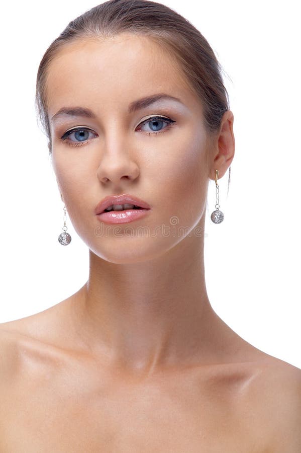 Portrait of Beautiful Model Stock Image - Image of skin, female: 12293565