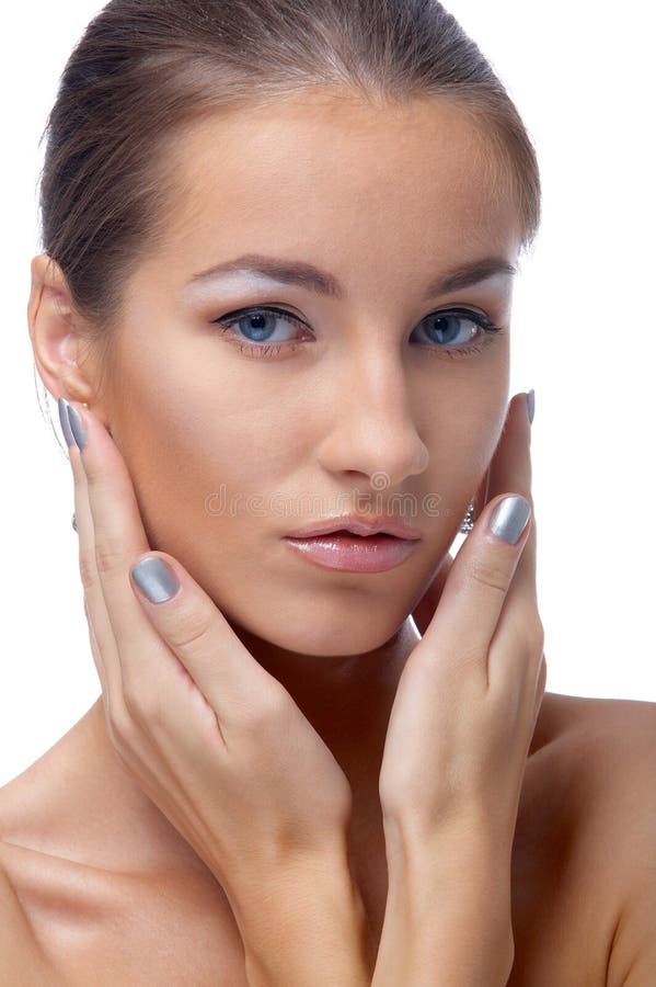 Portrait of Beautiful Model Stock Photo - Image of cheerful, adult: 6408836