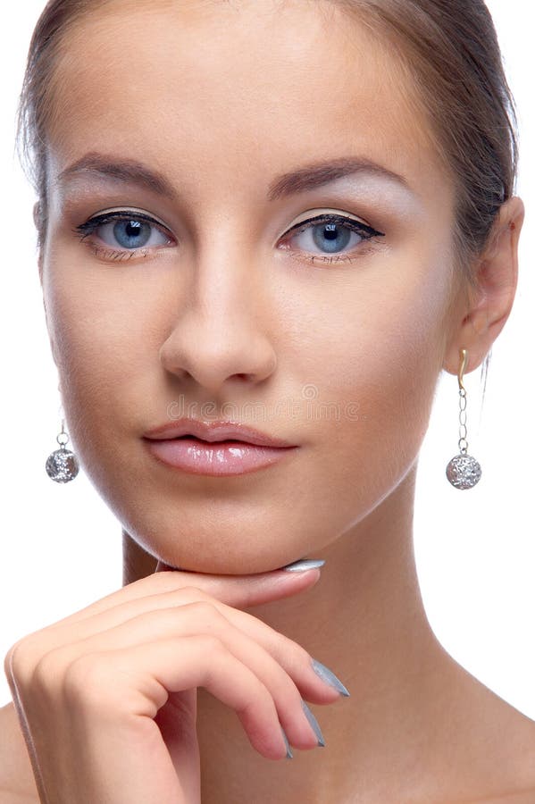 Portrait of Beautiful Model Stock Photo - Image of cute, skin: 7044620