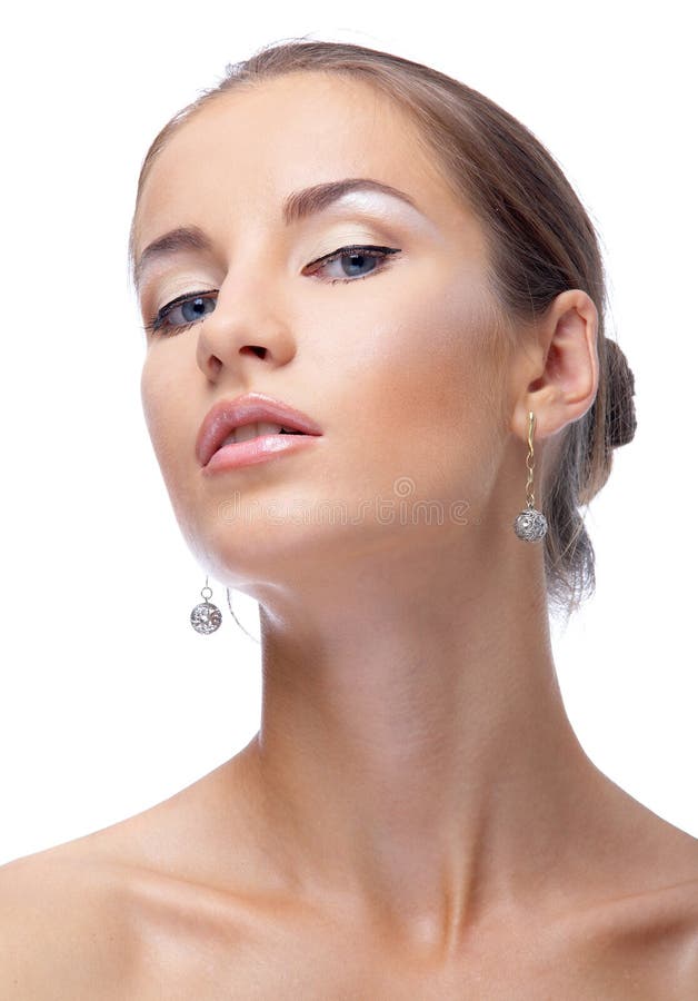 Portrait of Beautiful Model Stock Photo - Image of attractive ...