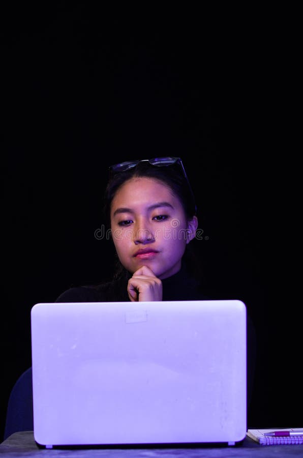 Beautiful Hacker Girl Working with Another Dangerous Cyber Criminals ...