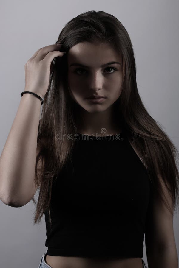 Portrait of a Beautiful Teenage Girl Stock Photo - Image of woman ... Portrait of a Beautiful Teenage Girl Stock Photo - Image of woman ...
