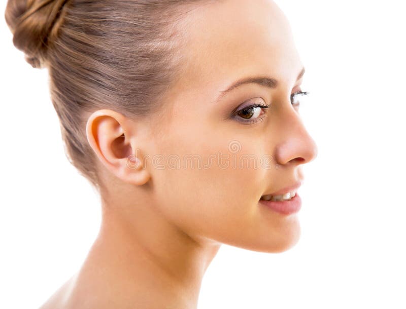 Portrait of Beautiful Woman Stock Image - Image of isolated, fresh ...