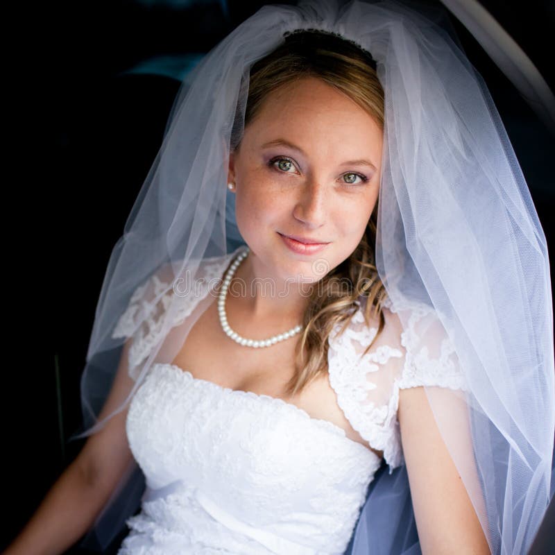 Portrait of a Beautiful Young Bride Stock Image - Image of beatiful ...