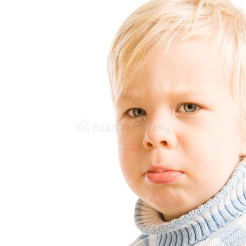 Portrait of Beautiful Young Child Stock Image - Image of face, mouth ...