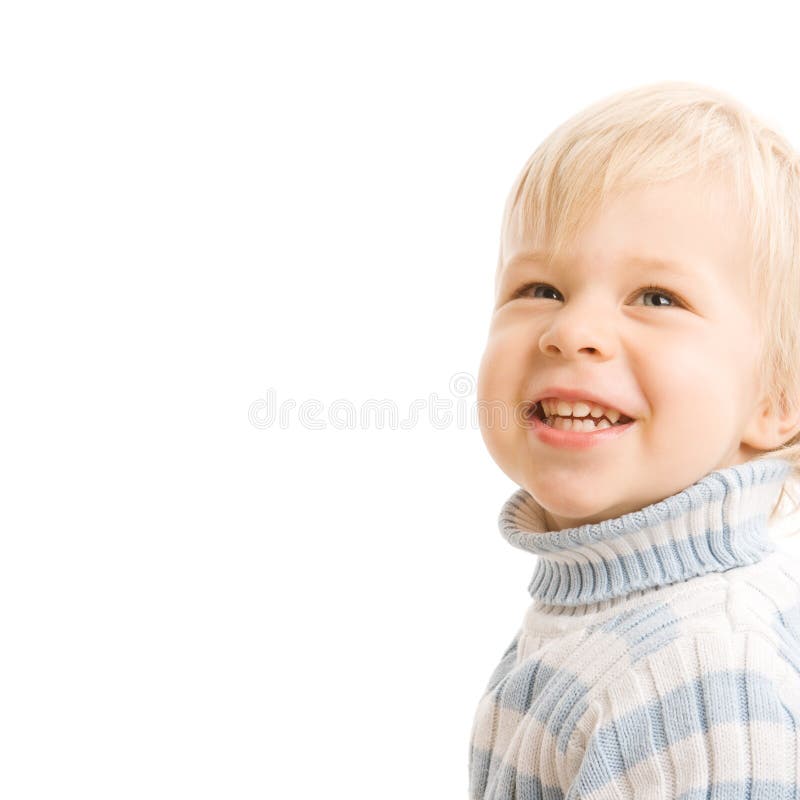 Portrait Of Beautiful Young Child Stock Photo - Image of look, isolated ...