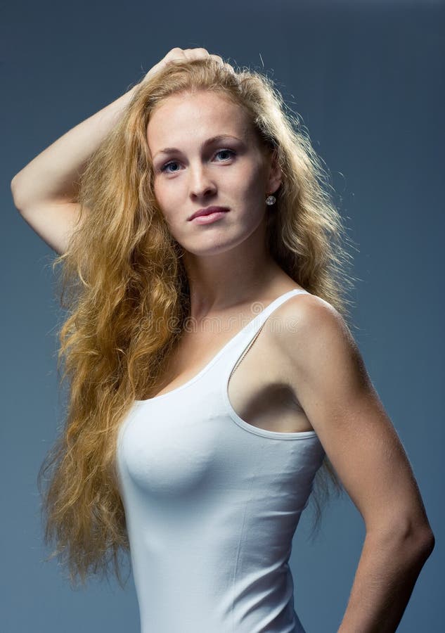 Portrait of a Beautiful Young Lady Stock Photo - Image of beautiful ...