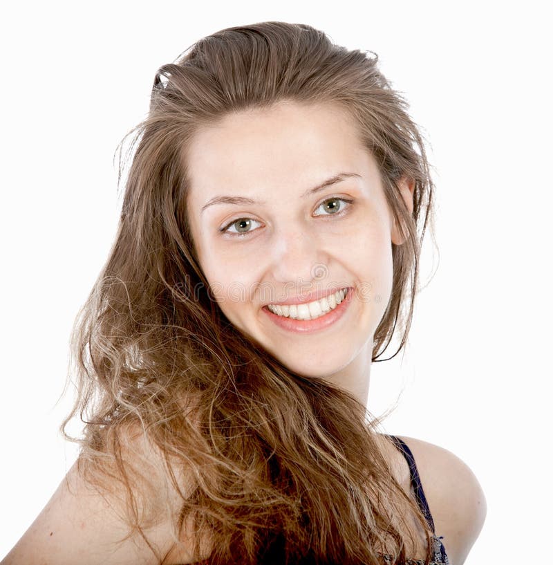 Portrait of a Beautiful Young Lady Stock Photo - Image of concept ...