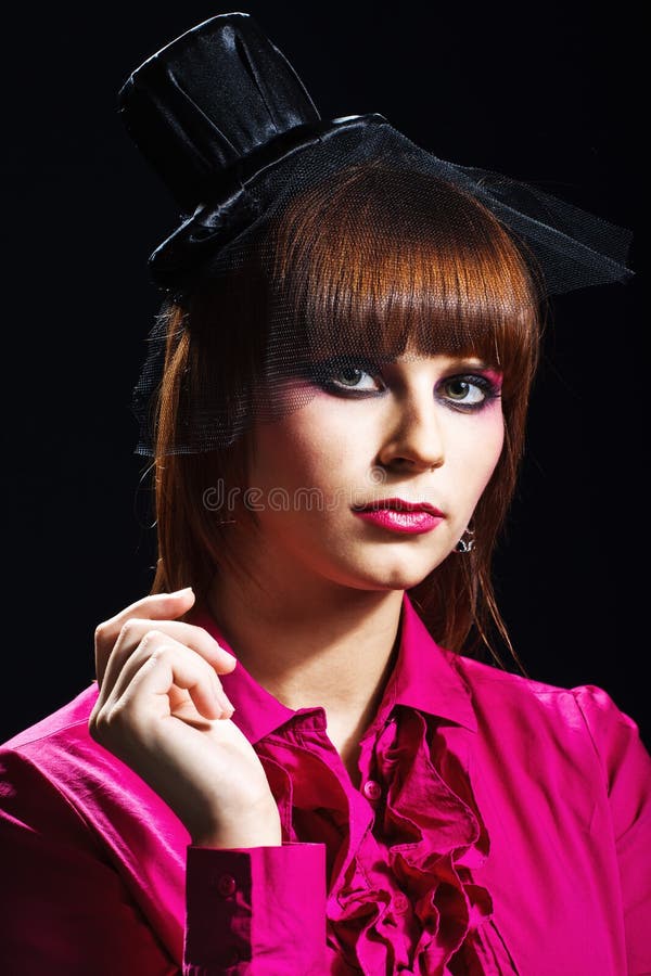 Portrait of a Beautiful Young Lady Stock Image - Image of caucasian ...
