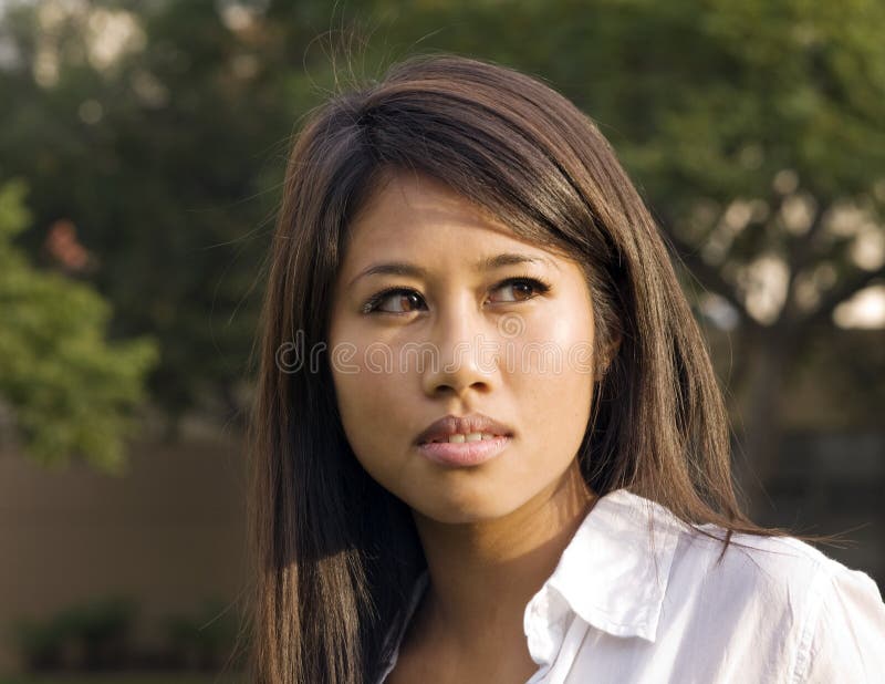 Portrait of a Beautiful Young Lady Stock Photo - Image of beautiful ...