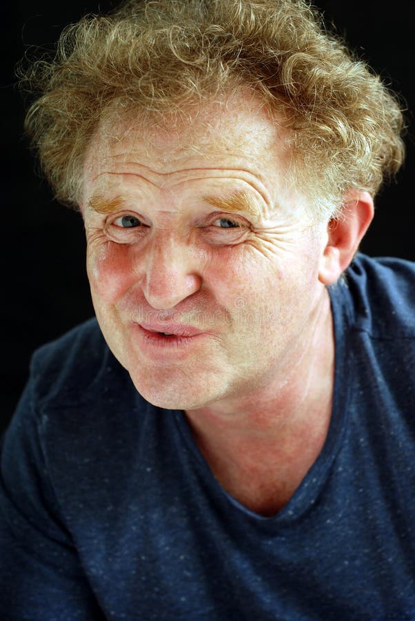 Portrait Blond Man Looking Pained Stock Image - Image of portrait ...