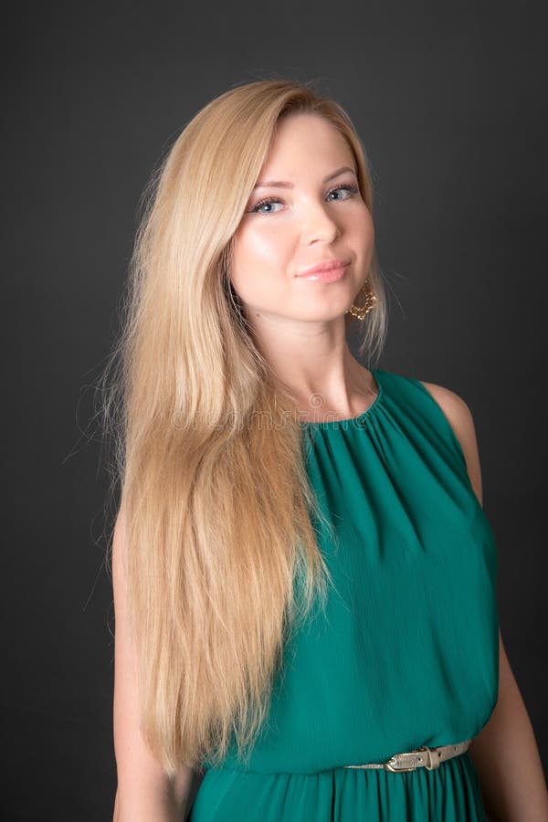 Portrait stock image. Image of model, long, femininity - 60677213