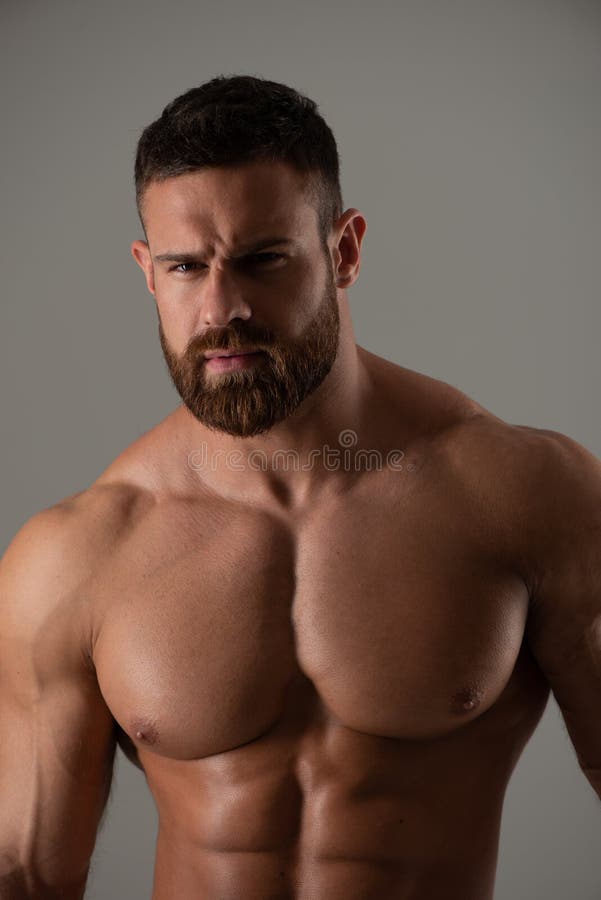 Portrait of bodybuilder stock photo. Image of bodybuilder - 119040996