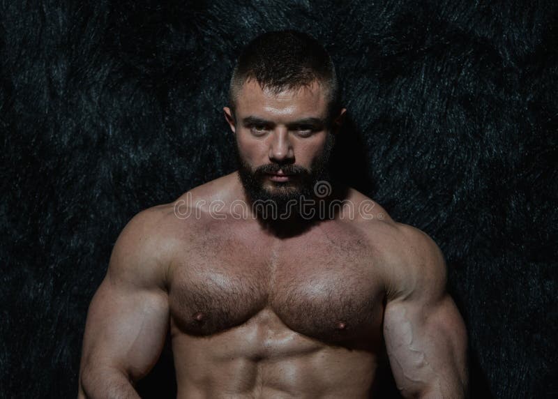 Portrait of bodybuilder stock image. Image of portrait - 231466969