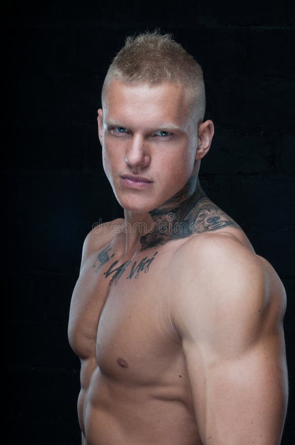 Portrait of bodybuilder stock photo. Image of confident - 98579566