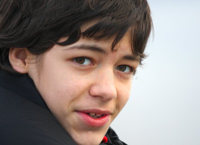 Portrait of a boy stock photo. Image of long, skin, portrait - 11487514