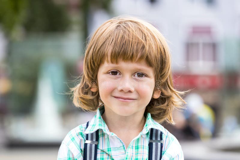 Portrait of a Boy on a Background Stock Photo - Image of bright ...