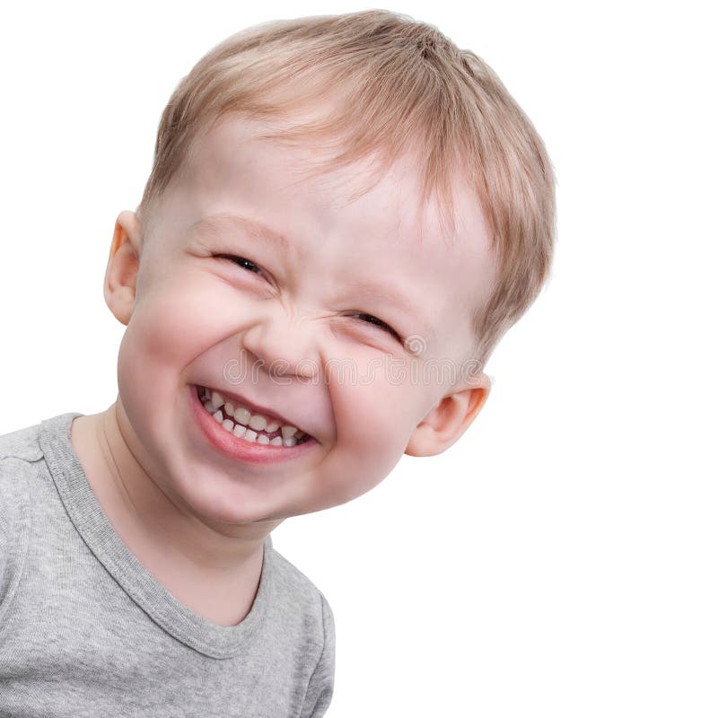 Portrait of boy stock image. Image of laugh, joyful, luck - 33012189