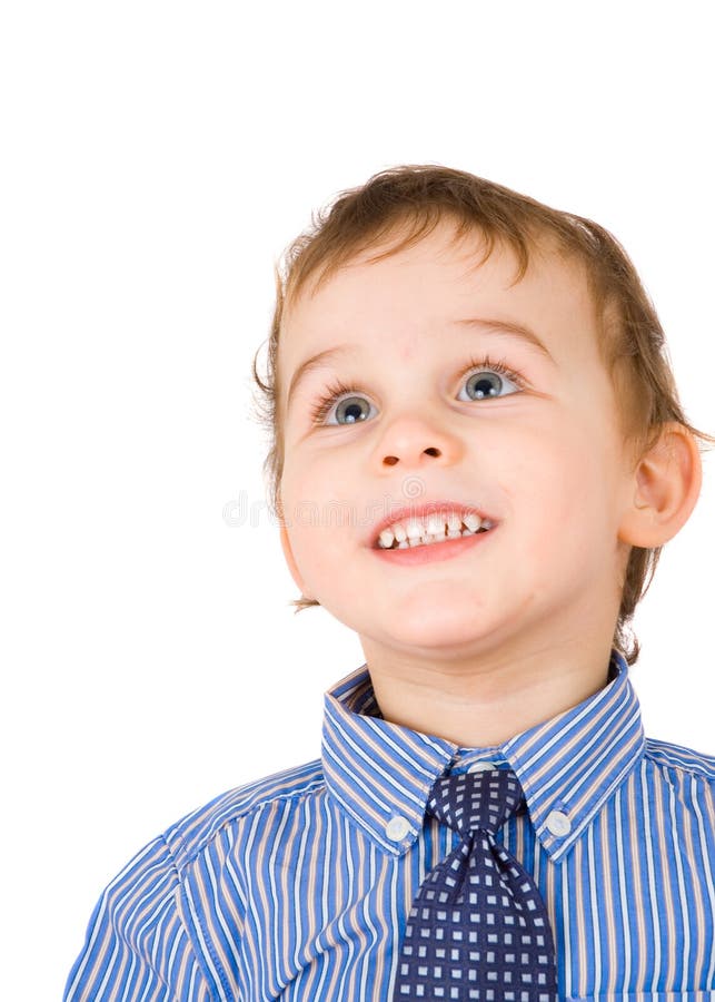 Portrait of boy looking up stock image. Image of caucasian - 18132293