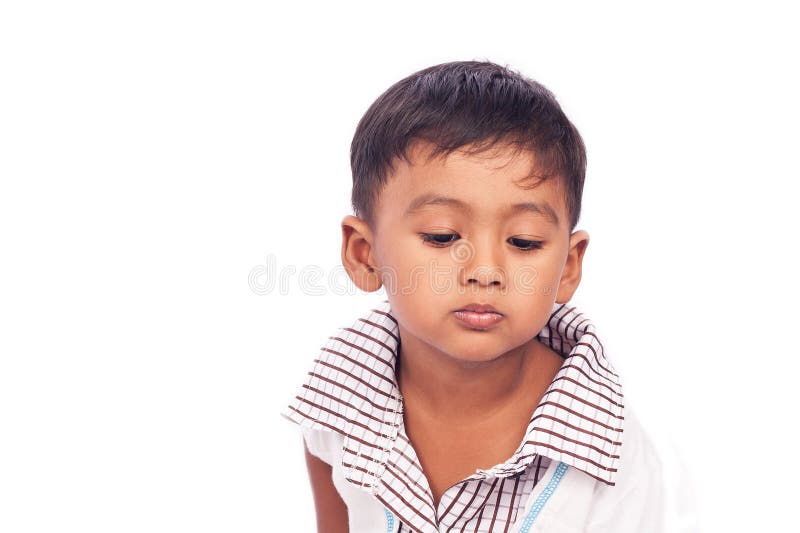 Portrait of boy sad stock image. Image of cute, pathway - 65175551