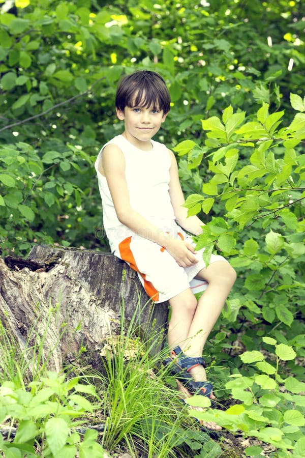 Portrait of a boy stock image. Image of childhood, nature - 40941363
