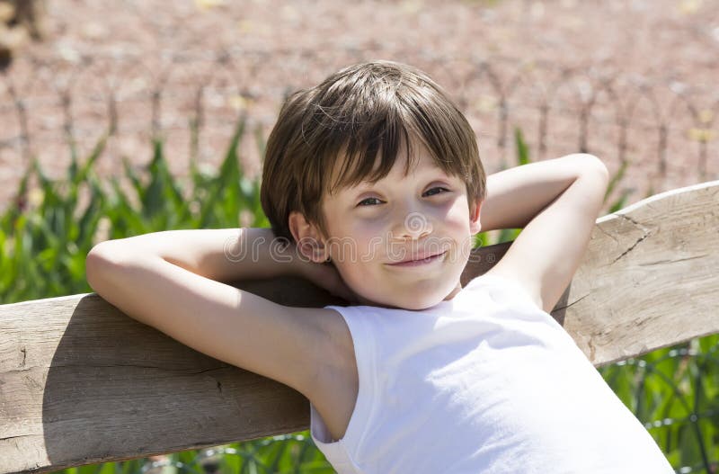 Portrait of a boy stock photo. Image of relax, alone - 40941558