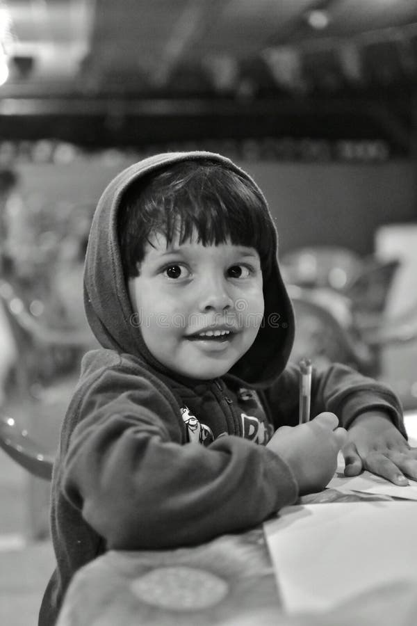 Portrait of boy writing. editorial image. Image of children - 79169260