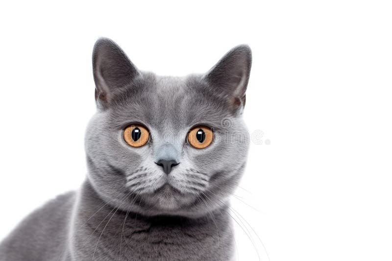 British Blue Cat Stock Illustrations – 1,030 British Blue Cat Stock ...