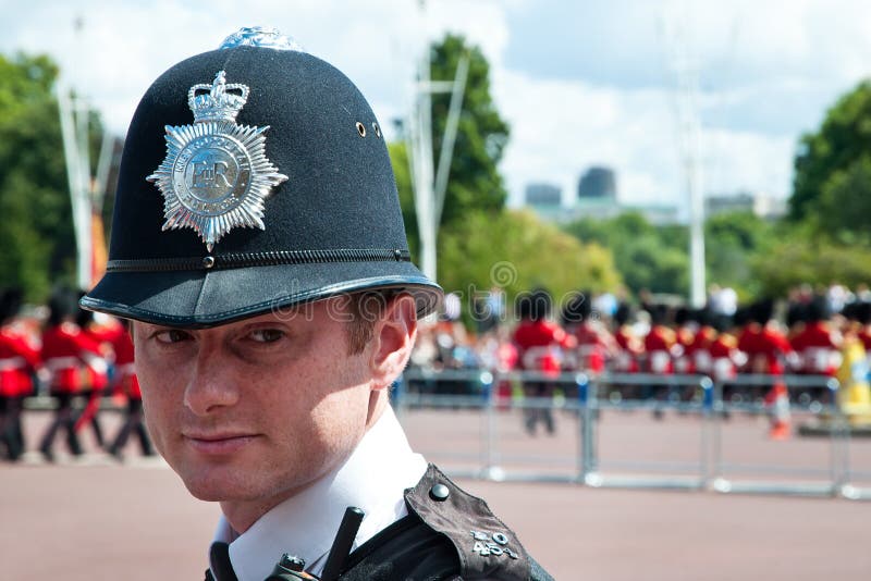 Portrait of British Police Officer Editorial Stock Photo - Image of ...