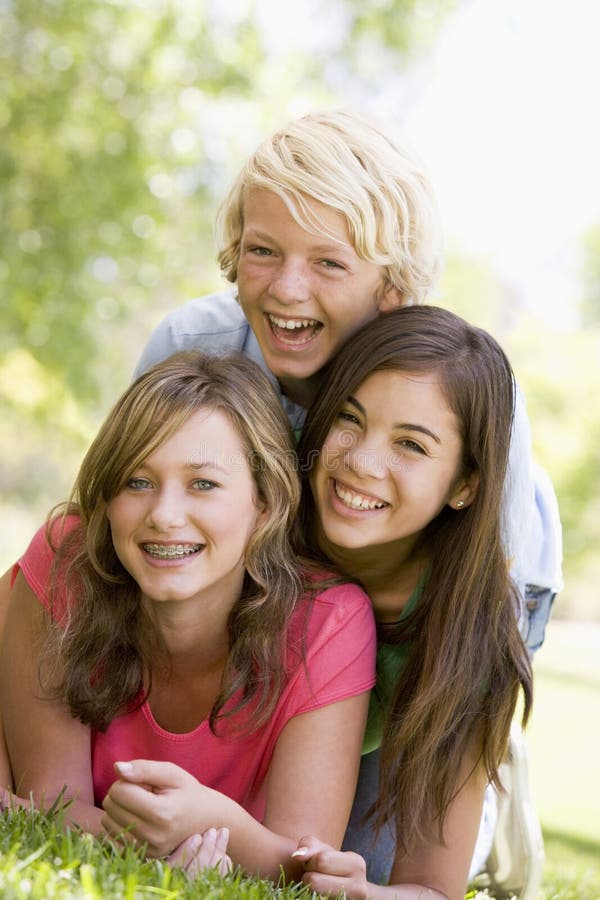 Portrait of Brother and Sisters Stock Image - Image of sibling ...