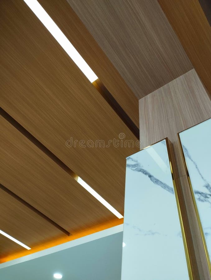 Portrait of a Pillar and Ceiling Stock Photo - Image of design, office ...