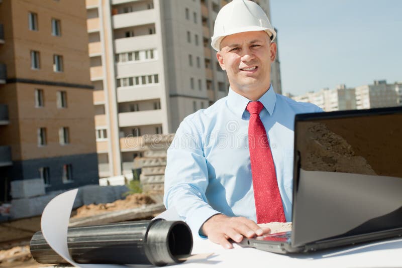 Portrait of builder stock image. Image of partner, labor - 28836921