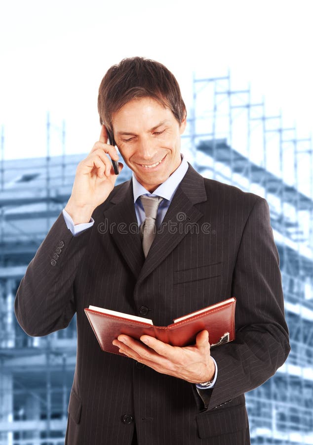 Portrait of a Building Contractor Stock Image - Image of home, business ...