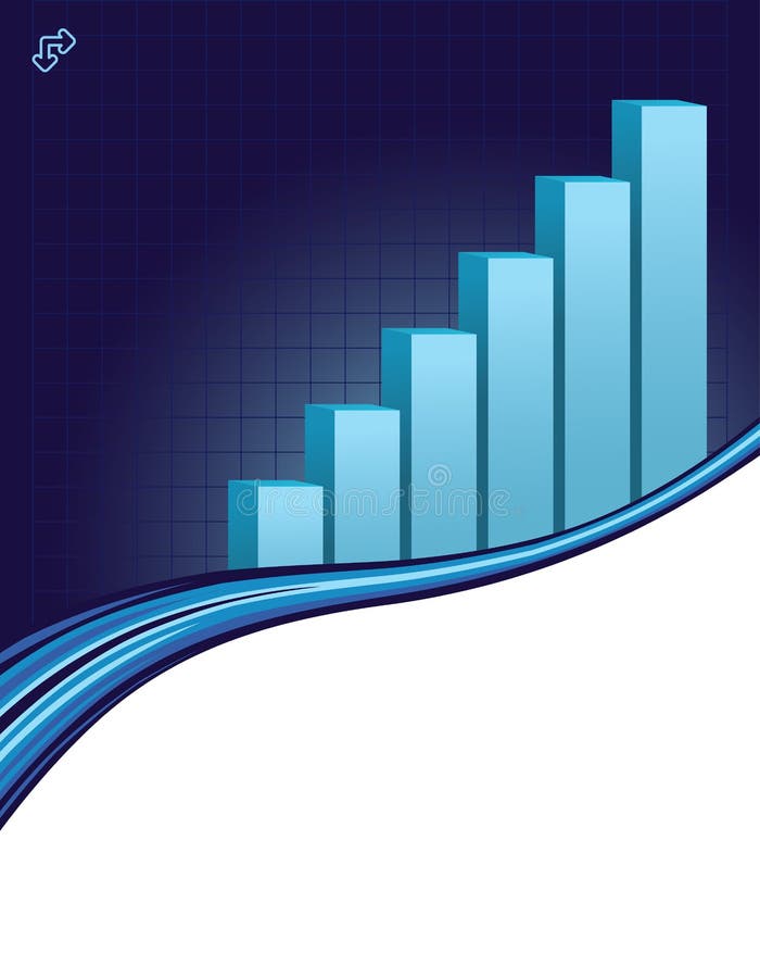 Portrait Business Graph Background Stock Vector - Illustration of ...