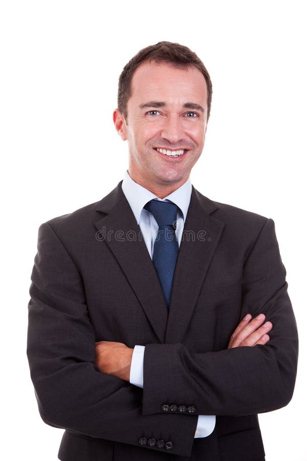 Portrait of a business man stock photo. Image of corporation - 16082598