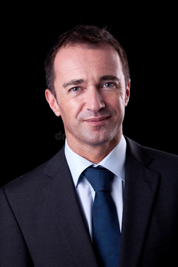 Senior Executive Businessman Stock Photo - Image of handsome ...