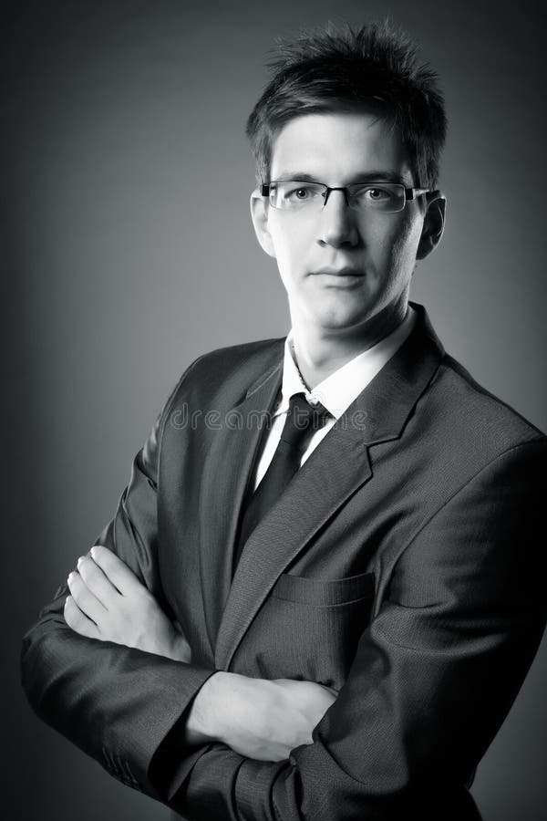 Portrait of business man stock photo. Image of teacher - 35119394