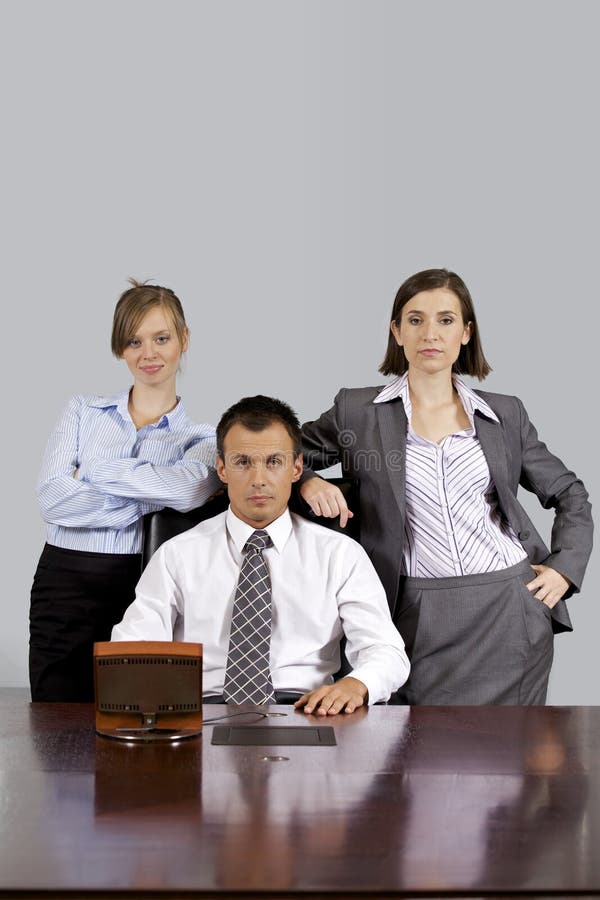 Portrait of Business People at Office Stock Photo - Image of smiling ...