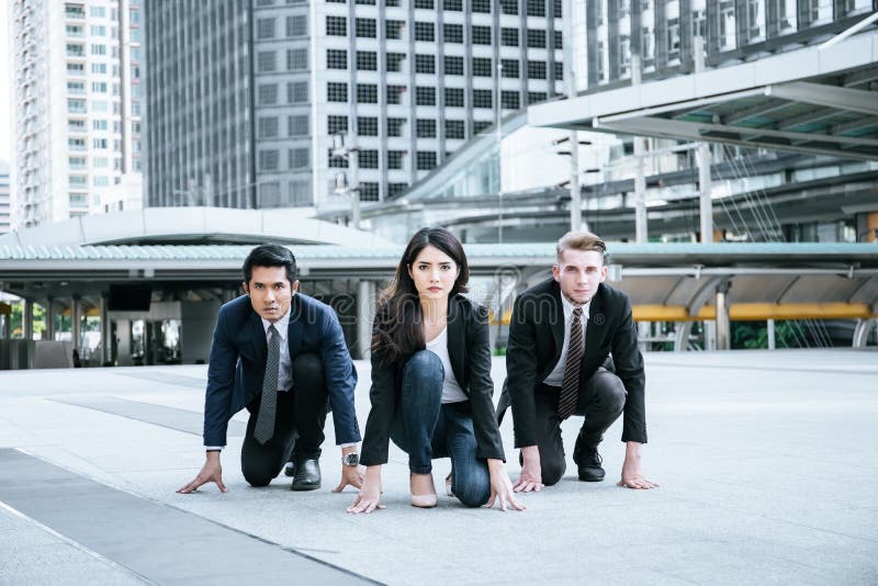 Portrait of Business Team Ready for Work. Stock Photo - Image of team ...