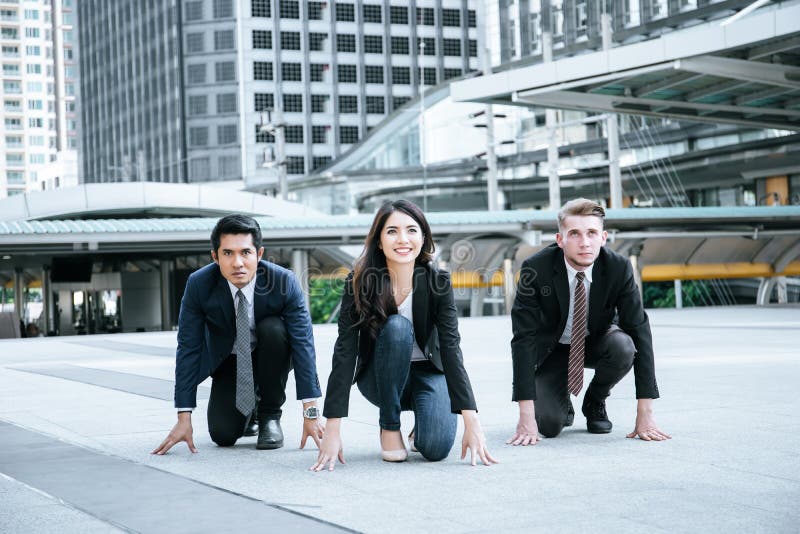 Portrait of Business Team Ready for Work. Stock Photo - Image of ...