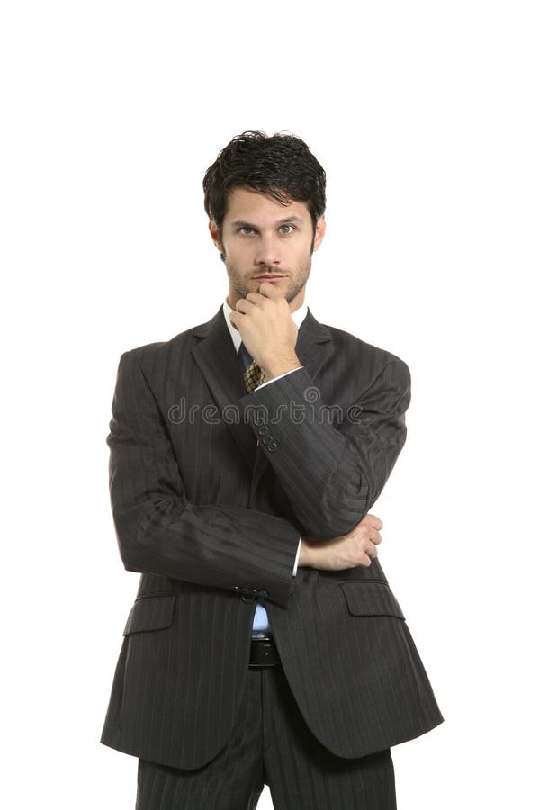 Smart man stock photo. Image of isolated, occupation, businessman - 6829146